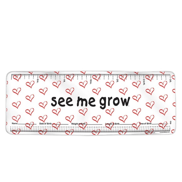 See Me Grow | Accessories | See Me Grow Mat Red Hearts | Poshmark